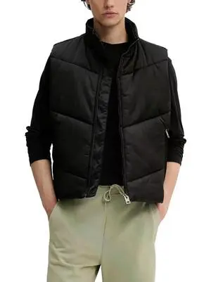 Hugo Boss Quilted Puffer Vest - Black