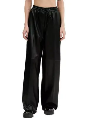 Hugo Wide Leg Trousers - Black