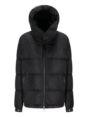 Add Hooded Padded Jacket - Black