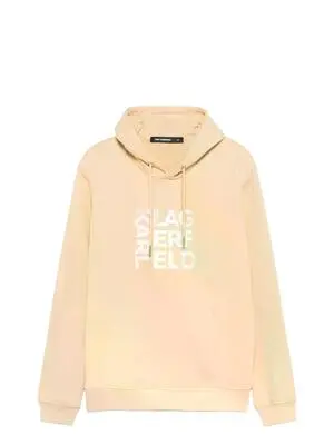 Karl Lagerfeld Logo-print Hoodie - Neutrals