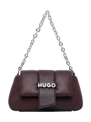 Hugo Quilted Shoulder Bag - Brown