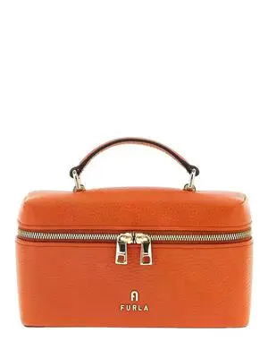 Furla Mini Camelia Zip-closure Tote - Orange