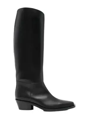 Proenza Schouler Leather Knee-high Boots - Black
