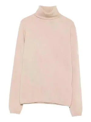 ALLUDE Cashmere Turtleneck Sweater - Neutrals
