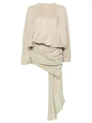 Christopher Esber Draped Silk Dress - Neutrals