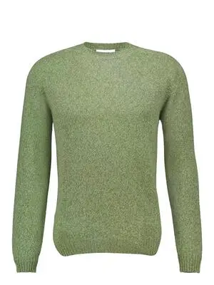 Boglioli Speckled Crew-neck Sweater - Green