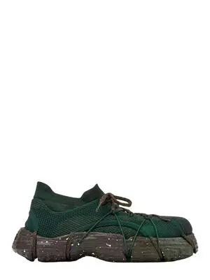 Camper Roku Knitted Lace-up Sneakers - Green