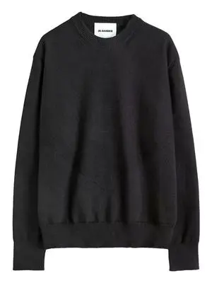 JIL SANDER Crew-neck Sweater - Black