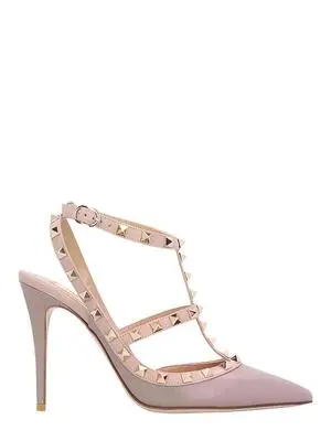 VALENTINO 100mm Rockstud T-Strap Sandals