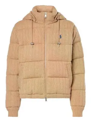 POLO RALPH LAUREN Cable-Knit Quilted Jacket