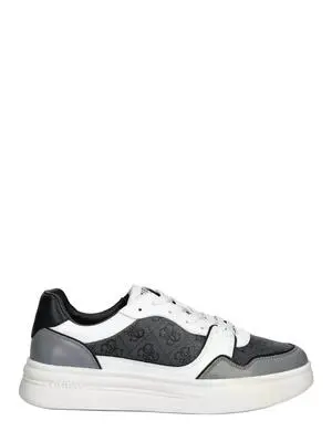 Guess Winno Logo-print Sneakers - Black