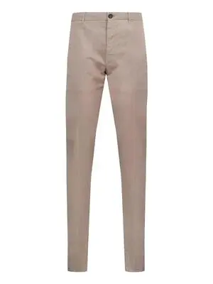 Incotex Elastic-waistband Trousers - Neutrals