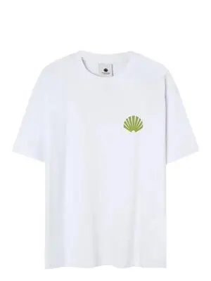 NEW AMSTERDAM SURF ASSOCIATION Shell-logo T-shirt - White