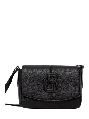 BOSS Logo Shoulder Bag - Black