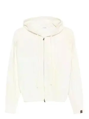 Max Mara Hooded Cashmere Cardigan - Neutrals