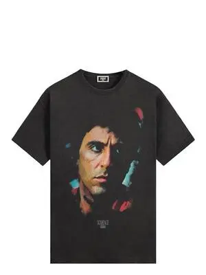 Kith X Scarface Tony Portrait Vintage Tee Shirt - Black