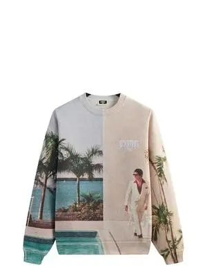 Kith X Scarface Tony Miami Vintage Nelson Crewneck Sweatshirt - Multicolor