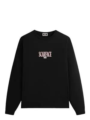 Kith X Scarface Tony Montana Long Sleeve Tee Shirt - Black