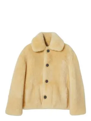 Gucci Shearling Jacket - Beige
