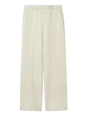 Gucci Silk Twill Pant White
