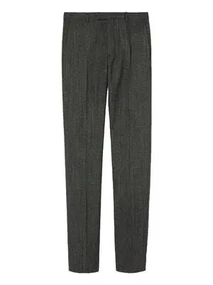 Gucci Wool Mouliné Pant - Grey
