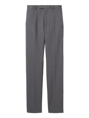 Gucci Heavy Wool Satin Pant - Grey