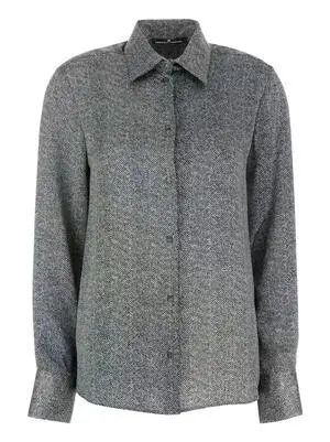 Ermanno Scervino Herringbone Shirt - Grey