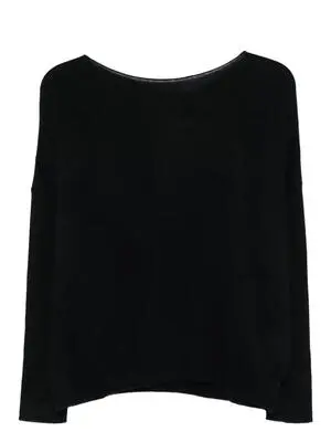 PHILO-SOFIE Boat-neck Cashmere Sweater - Black
