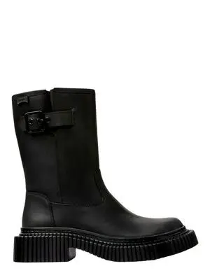 Camper Pix Berlin Buckle-fastening Leather Boots - Black