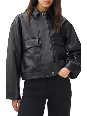 Rag & Bone Nonie Leather Jacket - Black