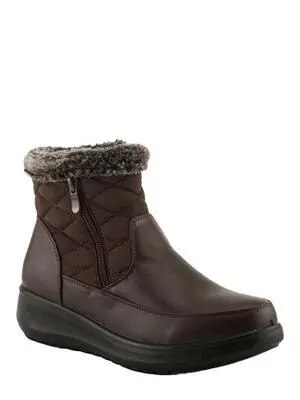 SPRING STEP SHOES Waterproof Winter Boot - Dark Brown