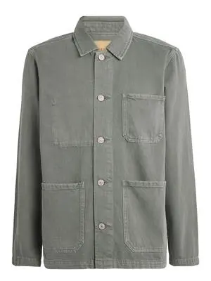 Paige Cotton Sidham Chore Jacket - Grey