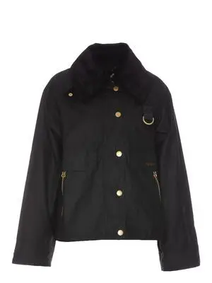 Barbour Waxed Cotton Jacket - Black