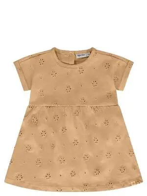 BABYFACE Floral Eyelet Short Sleeve Dress - Sienna