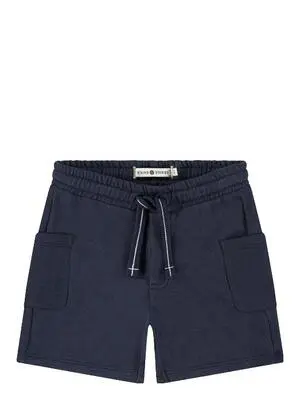 STAINS AND STORIES BY BABYFACE Pull-on Cargo Shorts - Dark Royal