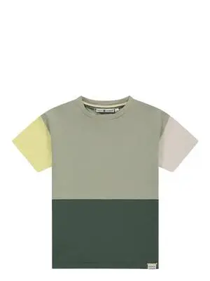 STAINS AND STORIES BY BABYFACE Colorblock Short Sleeve T-shirt - Pistachio