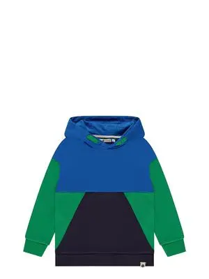 STAINS AND STORIES BY BABYFACE Colorblock Pullover Hoodie - River
