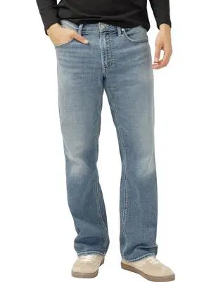 SILVER JEANS CO. Zac Relaxed Fit Straight Leg Jeans - Bond