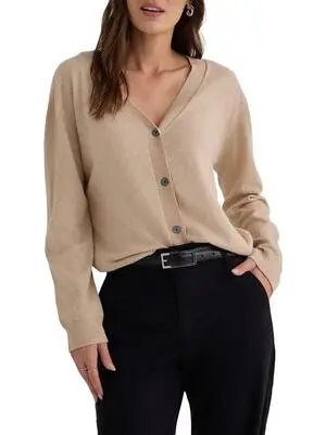 Bella Dahl Cotton-cashmere Blend Cardigan - Sable Sand