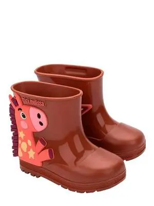 Melissa Welly Wonderland Boots - Brown