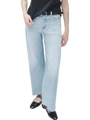 Rag & Bone Miramar Sofie High-waist Wide-leg Terry Sweatpants - Meadowblue