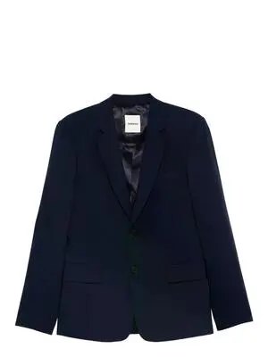 SANDRO Flap-pocket Buttoned Blazer