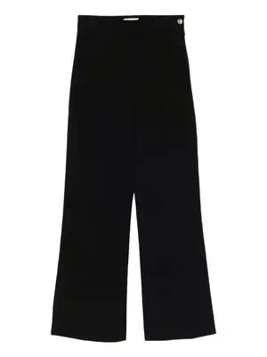 SANDRO Button-Detailed High-Waist Trousers