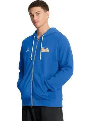 JORDAN BRAND Ucla Bruins 2025 Sideline Performance Full-zip Hoodie - Blue