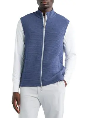Johnnie-o Reggie Performance Zip-Up Vest Navy