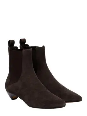 Le Monde Beryl Allegra Suede Ankle Boots - Brown