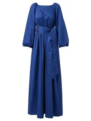 JOSEPH Cotton Maxi Dress - Blue