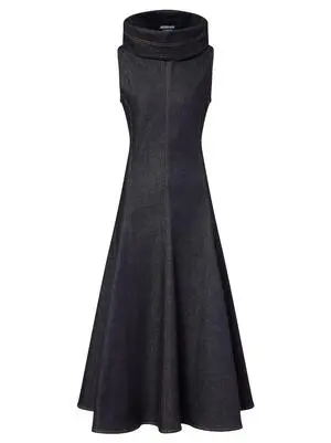 Jacquemus Denim Midi Dress - Blue