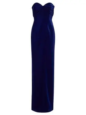 TOM FORD Strapless Gown - Blue
