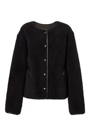 BLAZÉ MILANO Gliss Reversible Shearling Jacket - Brown